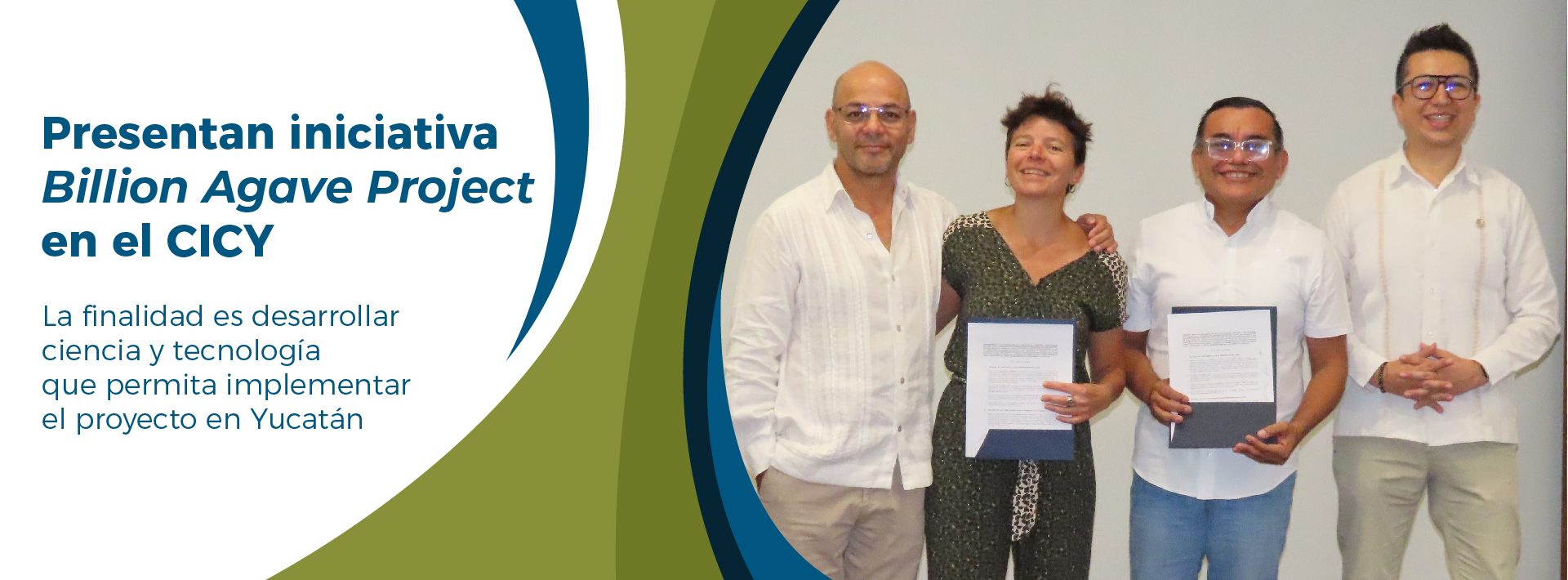 Boletín 30 - Se presenta iniciativa Billion Agave Project en el CICY